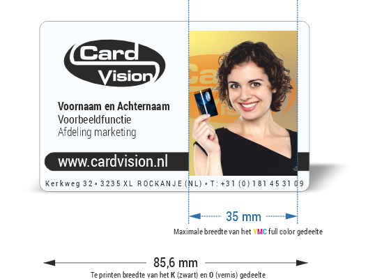 Meerdere plastic kaarten met uw eigen ontwerp – Card Vision